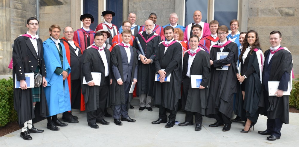 Staff and Students with Dr Vint Cerf | Computer Science Blog